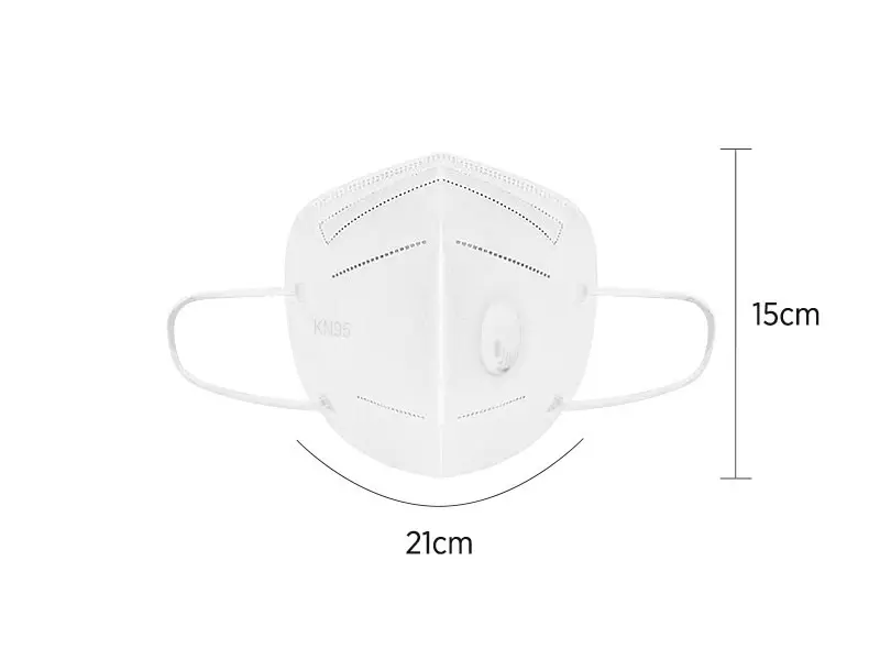 Zašitna maska KN95 VENT - sa ventilom bela podaja, N95 maska prodaja ...
