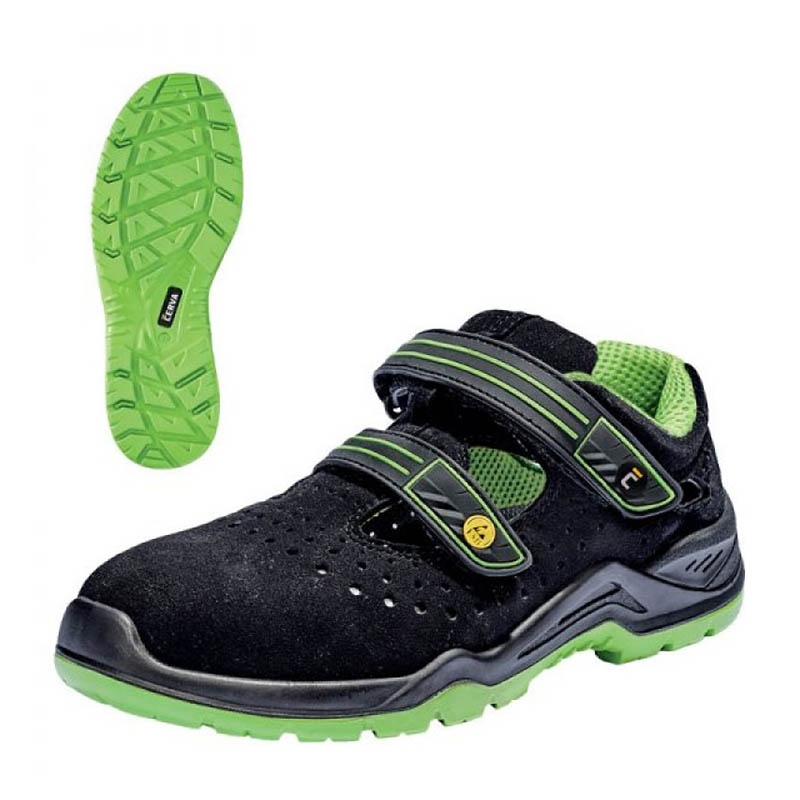 HALWILL S1P ESD – zaštitne ESD sandale, kompozitna kapa, mikrofiber, 36 ...