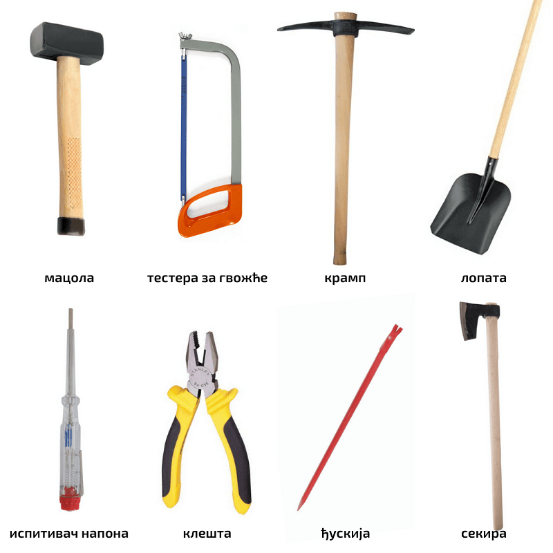 Orman sa alatom za vanredne situacije - novatex zastitna oprema